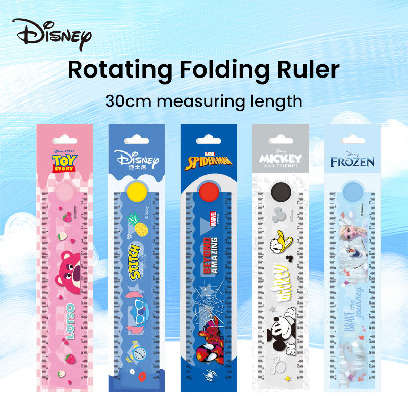 Disney Disney Folding Ruler Set Special Triangle Plate Multi-functional ...