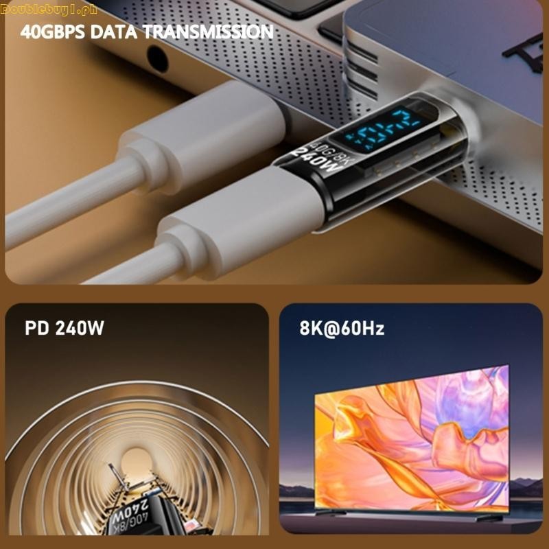 Doublebuy Fast 240W Type C Connectors Highly Power USB C Adapter With ...