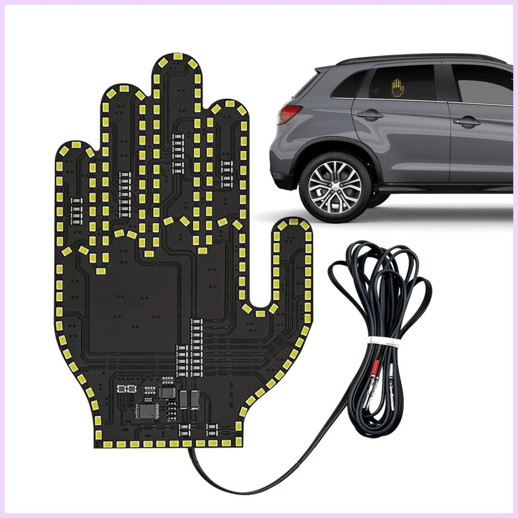 LED Hand Gesture For Car Flashing Gesture LED Car Sign LED Middle ...