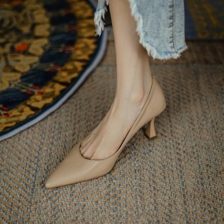 High Heel Women's Shoes Pointed Stiletto Heel Fashion Shoes 34-39Code ...