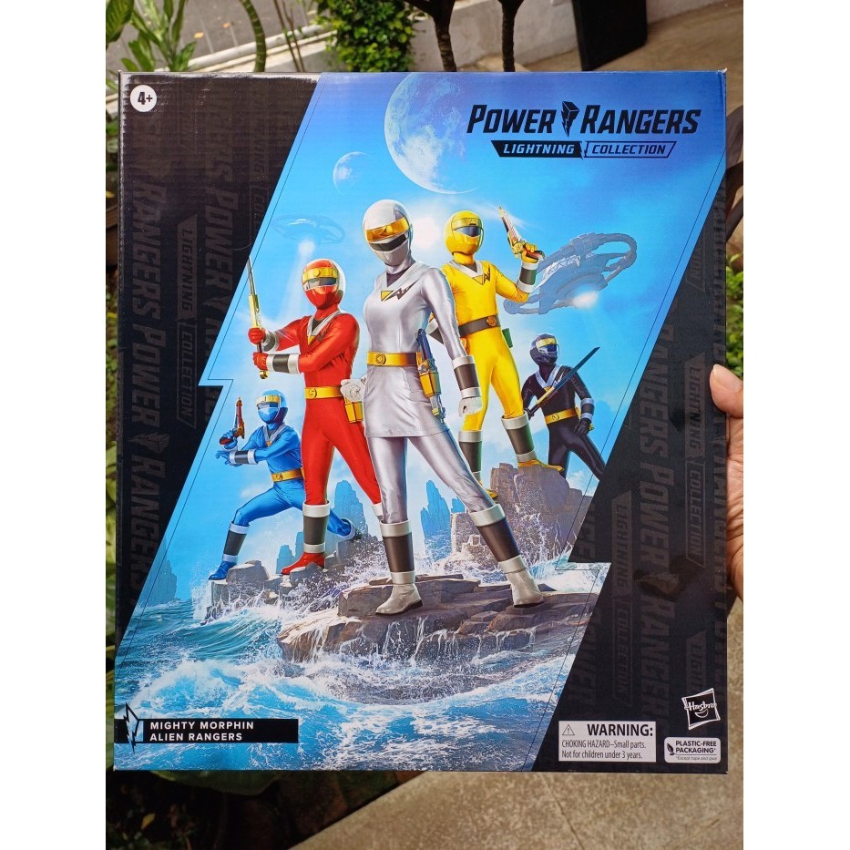 Power Rangers Lightning Collection Mighty Morphin Alien Ranger 5 pack ...