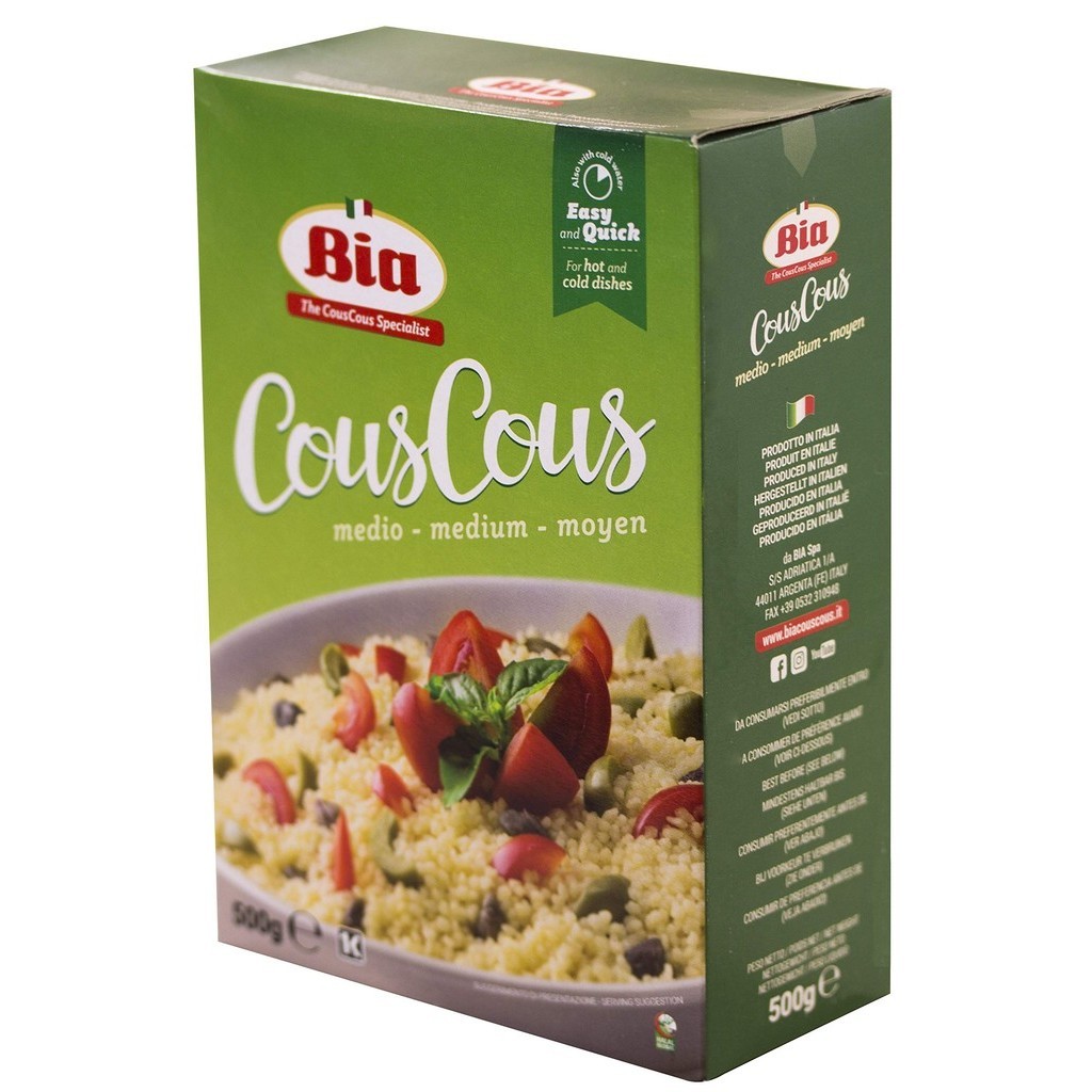 Yuki Foods Bia Couscous 500g (Plain/Grained Pasta/Made in Italy ...
