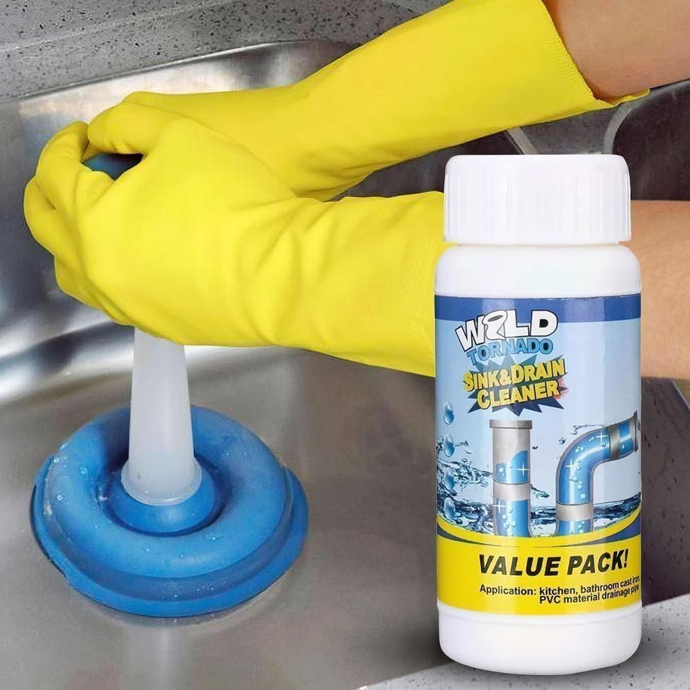 Wild Tornado Sink & Drain Quick Foaming Barado Lababo Cleaner Clogged ...