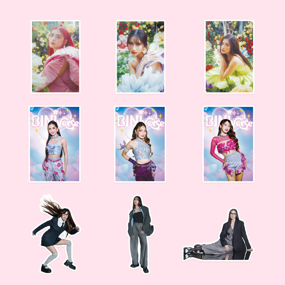 BINI Holographic Card Cherry on Top LOMO Card 55 pcs Postcard Photocard ...