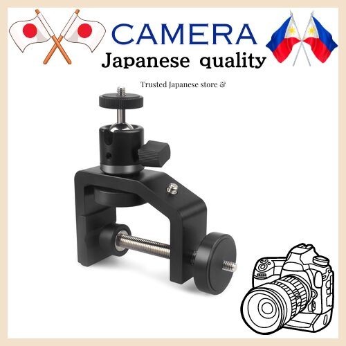 JEBUTU Camera Clamp 1/4 Screw Enhanced Aluminum Ball Head Camera Camera ...