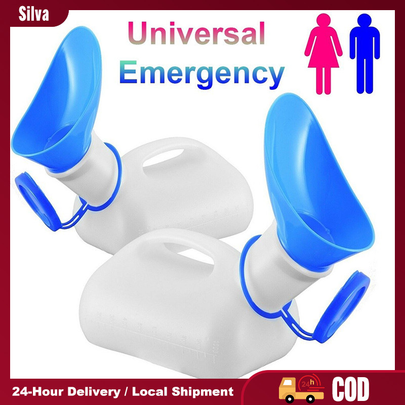 1000ML Portable Urinal Bottle urinal Unisex Camping PE Toilet Urinals ...