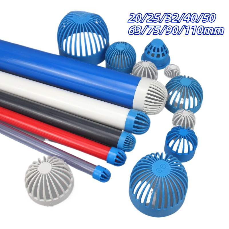 20-110mm PVC Breathable Cap Fish Tank Permeable Net Water-Proof Filter ...