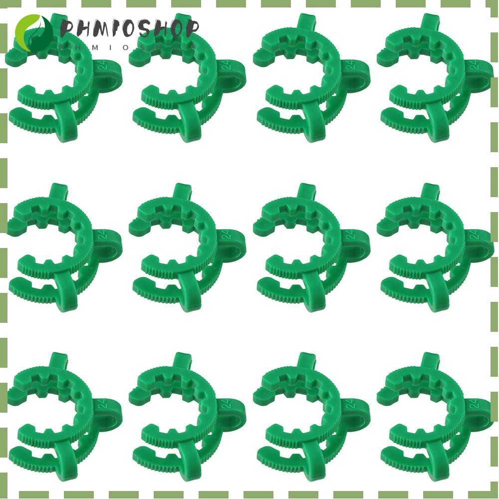 MIOSHOP 12 pcs Keck Clip, Standard Taper POM 24 Keck Clamp, Lab Use ...