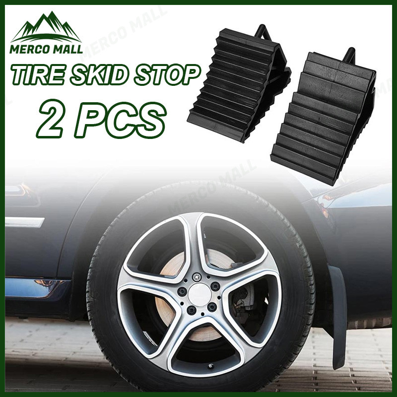 2PCS Wheel Tire Stopper Chock Stop Block Used for Anti-Skid Vehicles ...