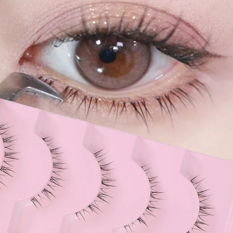 Natural False Eyelashes Lower Eyelashes - 3D Volume Handcrafted Eye ...