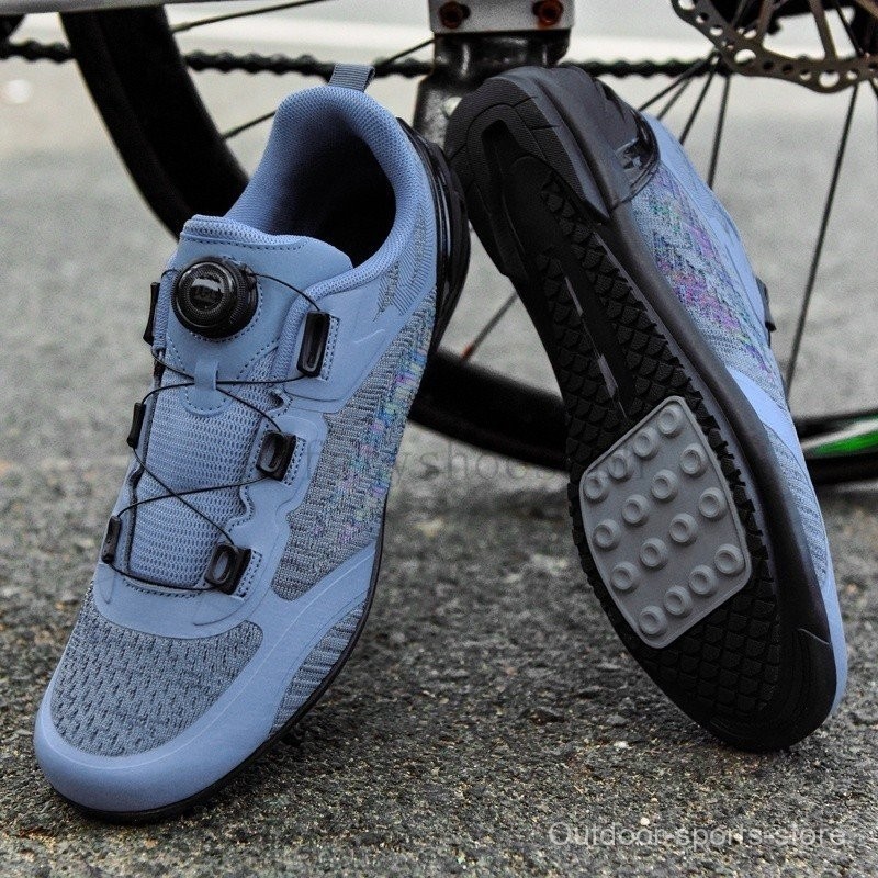 Outdoor Non Cleat Sneakers Unisex Cycling Shoes Flat Sneaker Pedal Mtb ...