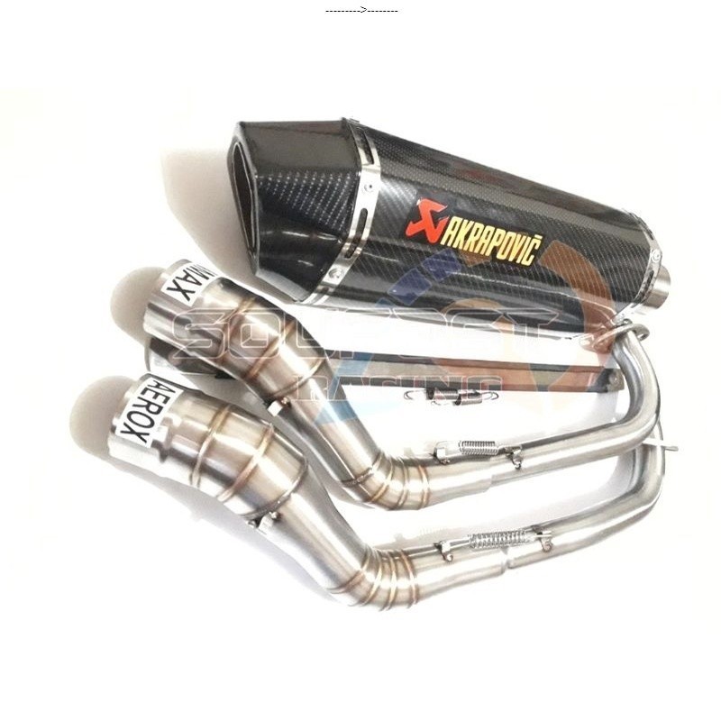 EKZOS AKRAPOVIC CARBON PNP EGO S, EGO V1, EGO LC125, EGO S FI, AVANTIZ ...