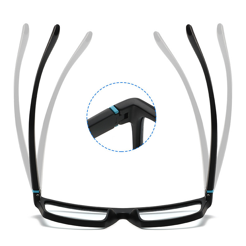 TR90 Photochromic Multifocal Progressive Double Vista Reading Glasses ...