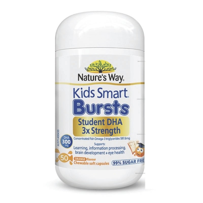 Nature's Way Triple Strength Infant and Toddler DHA 300mg 50 Softgels ...