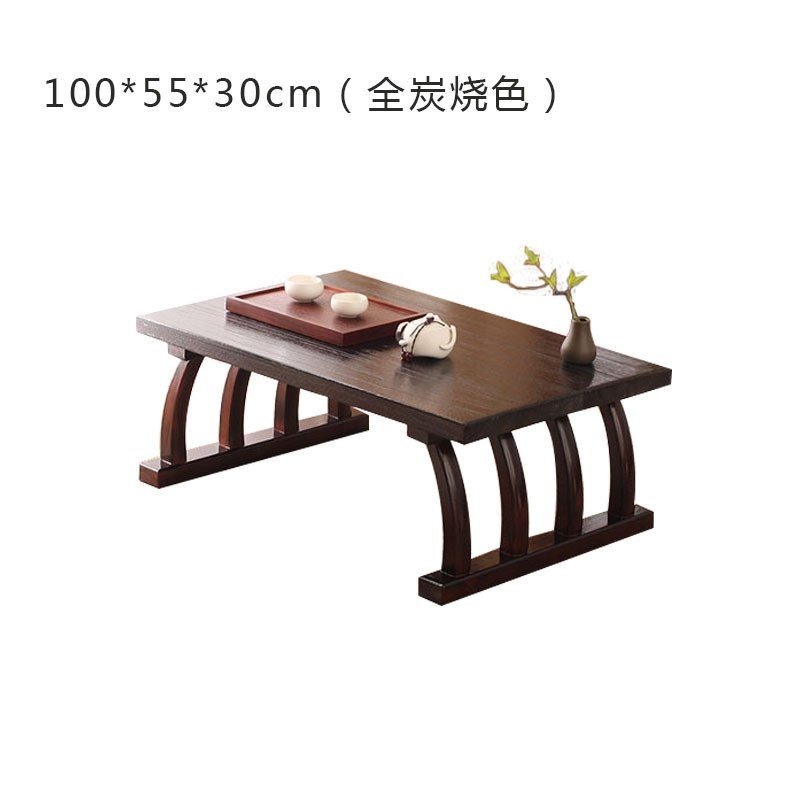 9UJapanese Tatami Table Bay Window Small Coffee Table Solid Wood ...