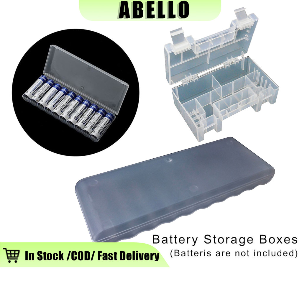 PP Transparent Battery Storage Case AA Battery Case AAA Battery Case ...