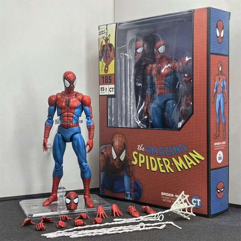 Mafex Spider Man 185 001 Action Figure Mafex147 Symbiote Spiderman ...