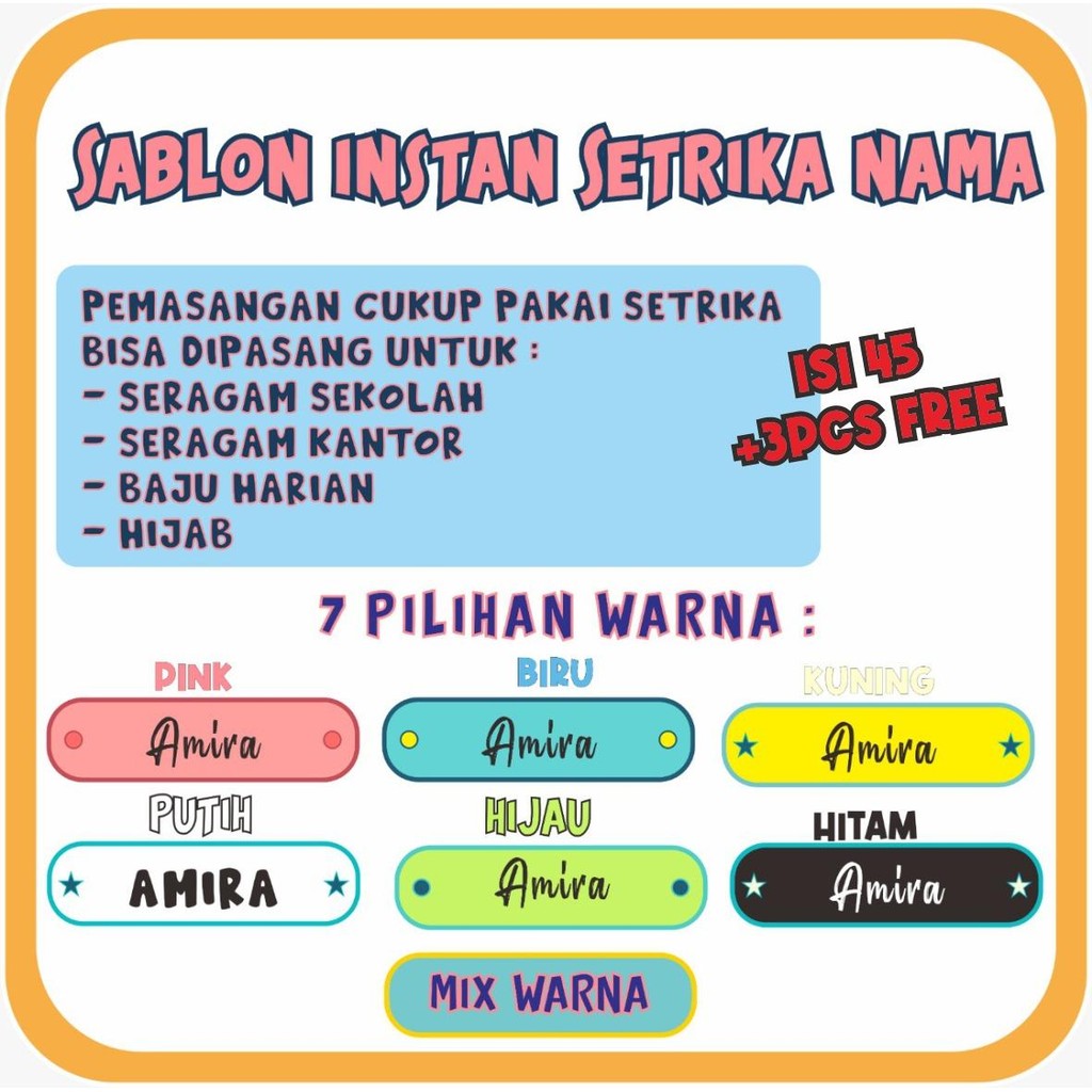 Oval Shaped Clothes and School Uniform Stickers Name Plate Labels ...