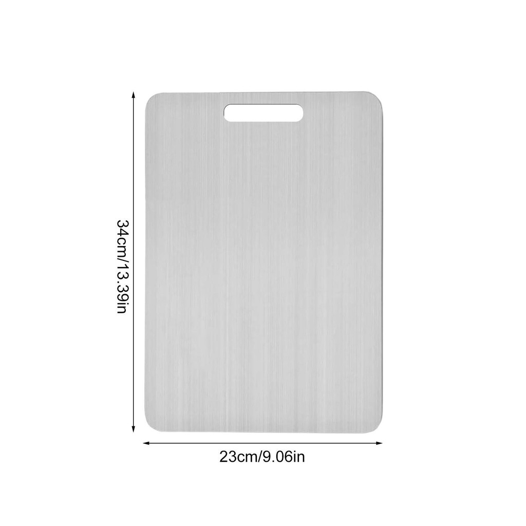 304 Stainless Steel Chopping Board Heavy-Duty Dual Sided Kitchen ...