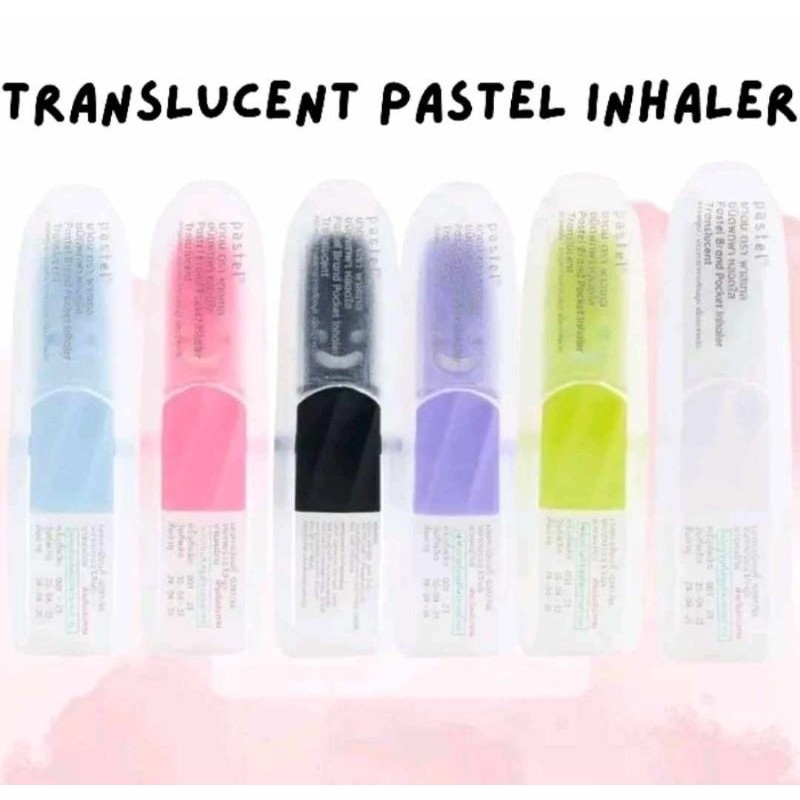 New Translucent Pastel Brand Pocket Inhaler (Thailand) | Shopee Philippines