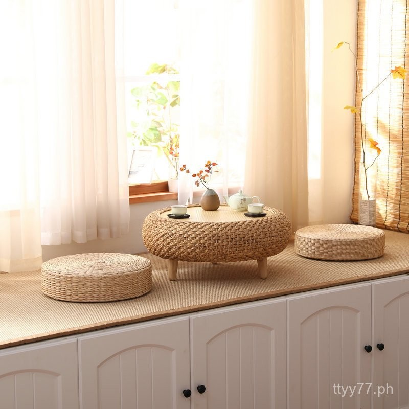 Rattan Low Table Simple Bay Window Table Small Coffee Table Bedroom ...