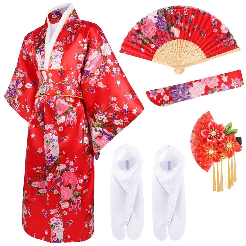 Japanese Traditional Dress Kimono Robe for Kids Girls Costume PH ...