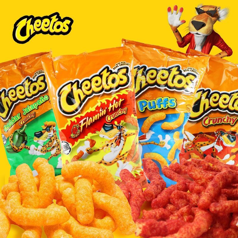 American Cheetos Corn on the Cob Cheese Strips Crispy Hot Pepper Coarse ...