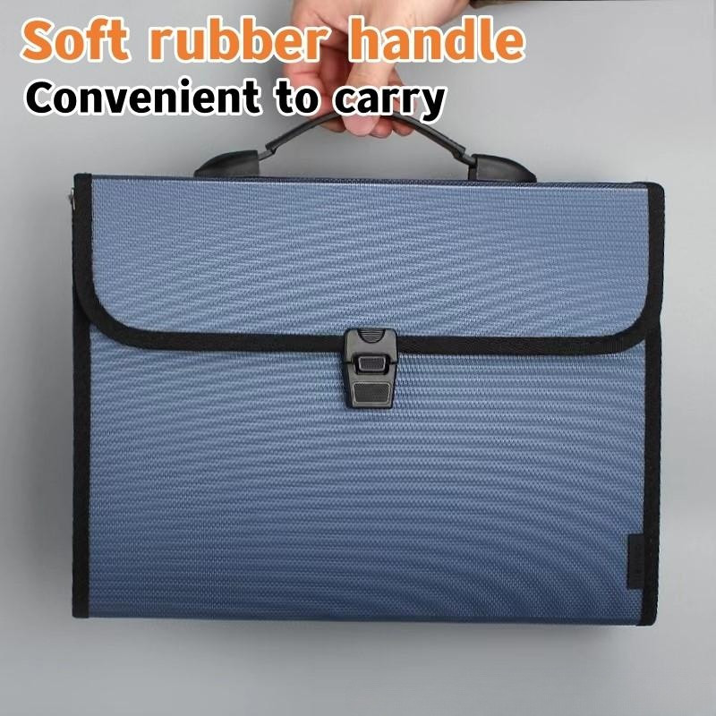 A4 Document Storage With Handle Large Capacity File Folder Diamond ...