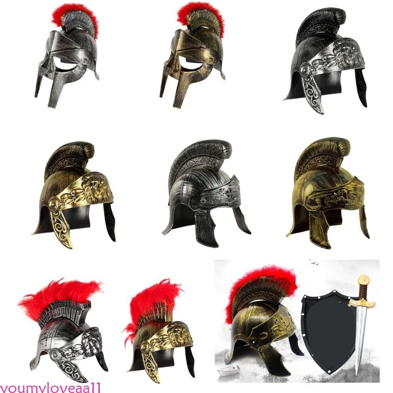 youmyloveaa Adult Cosplay Knight Helmet Vintage Greek Roman Knight ...