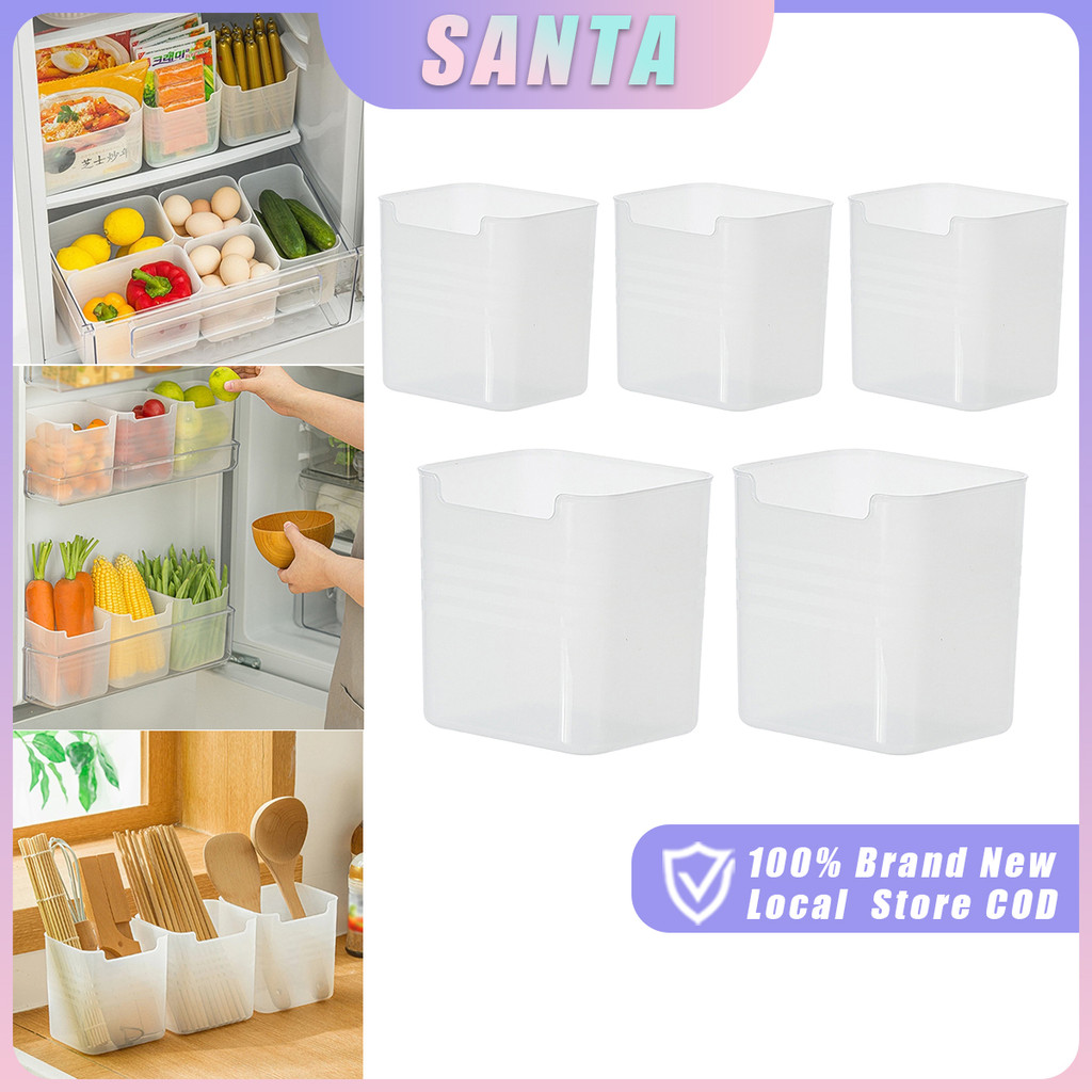 1/5 Pcs PP Refrigerator Side Door Organizer Fridge Organizer Food ...