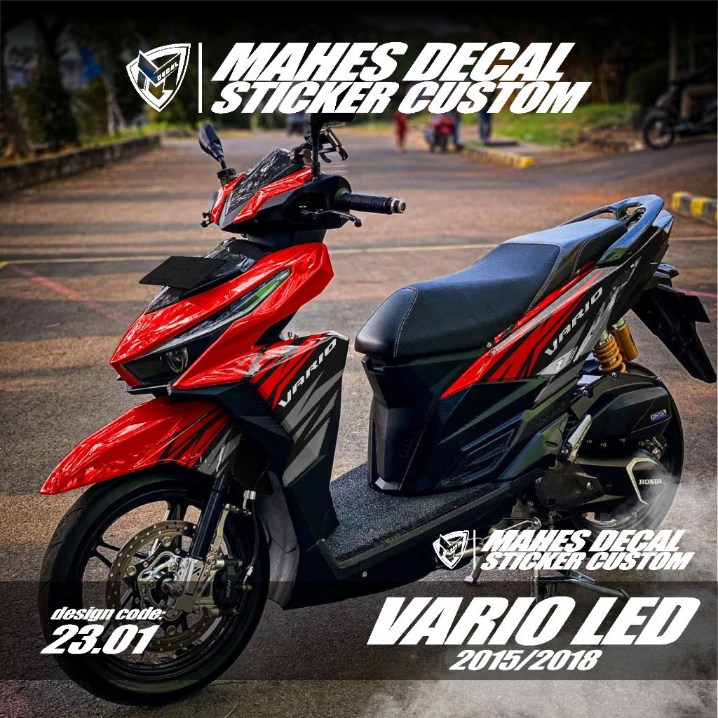 Decal Sticker Vario led 125 150 full body - Decal Sticker Striping trim ...