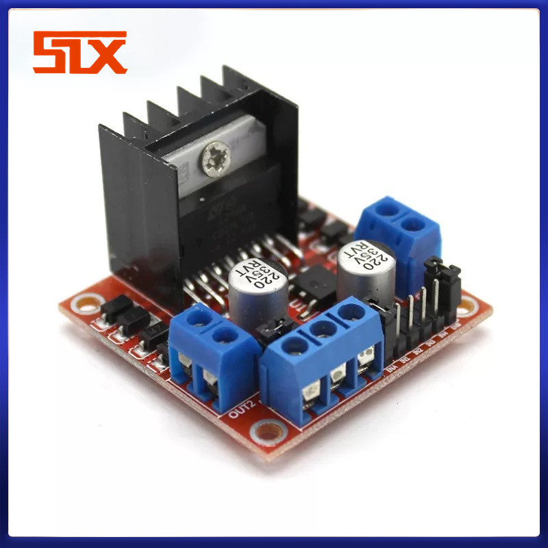 L298N driver board module L298 stepper motor smart car robot breadboard ...