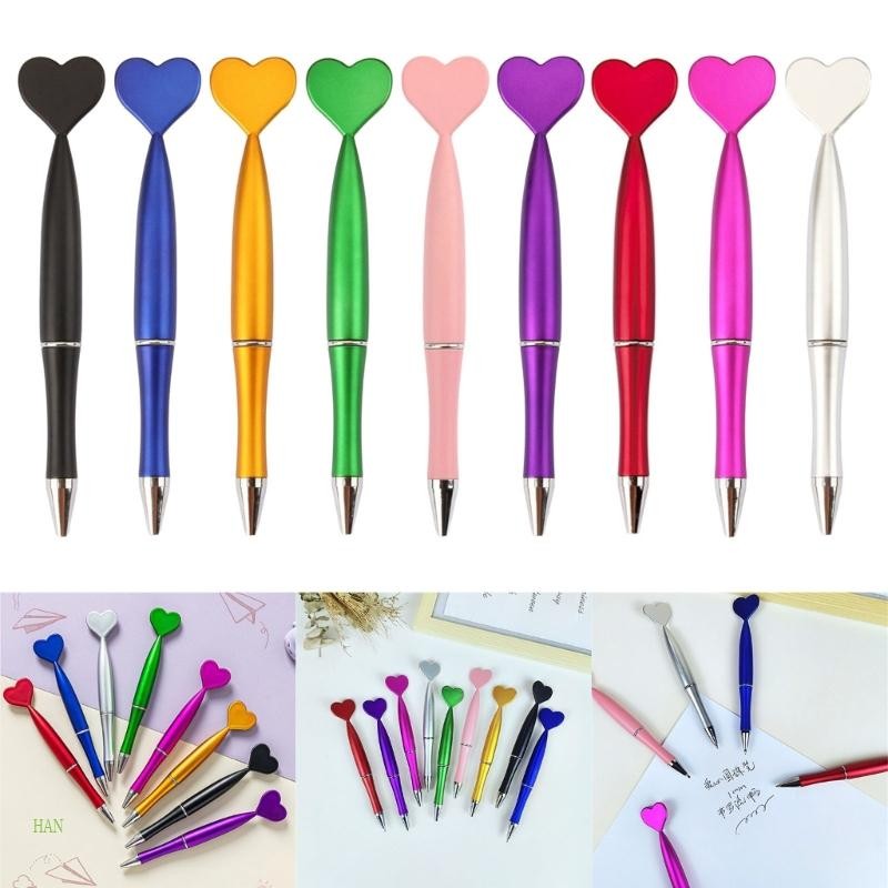 HAN 6x Heart Shaped Wedding Pens Ballpoint Pens Smooth Writing Pen ...