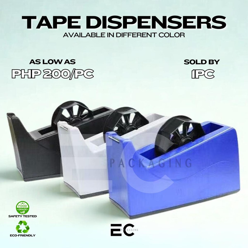 EC 1PC High Quality Heavy Duty Tape Dispensers Simple Cutter Design For ...