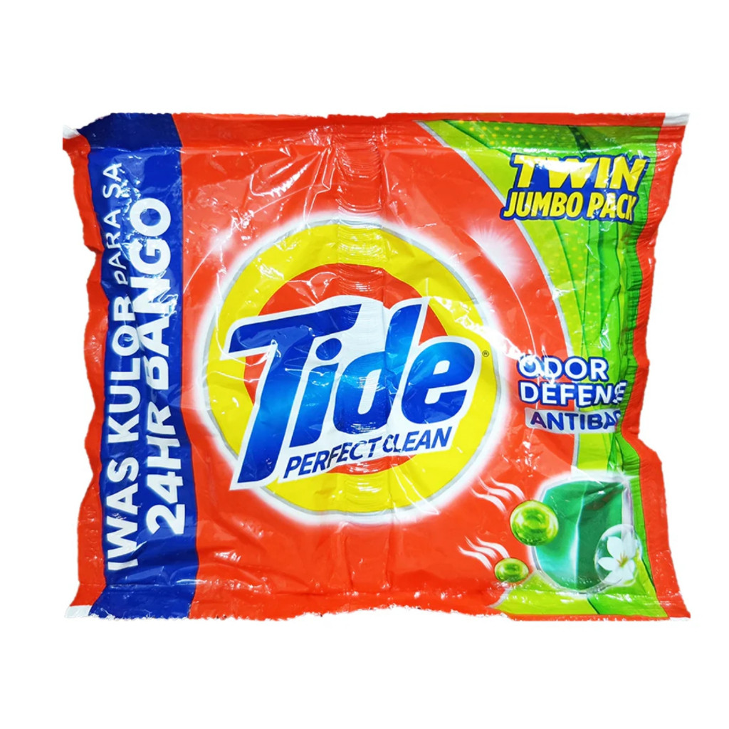 Tide powder jumbo pack 12PCS (64G) Tide Perfect Clean Detergent Powder ...