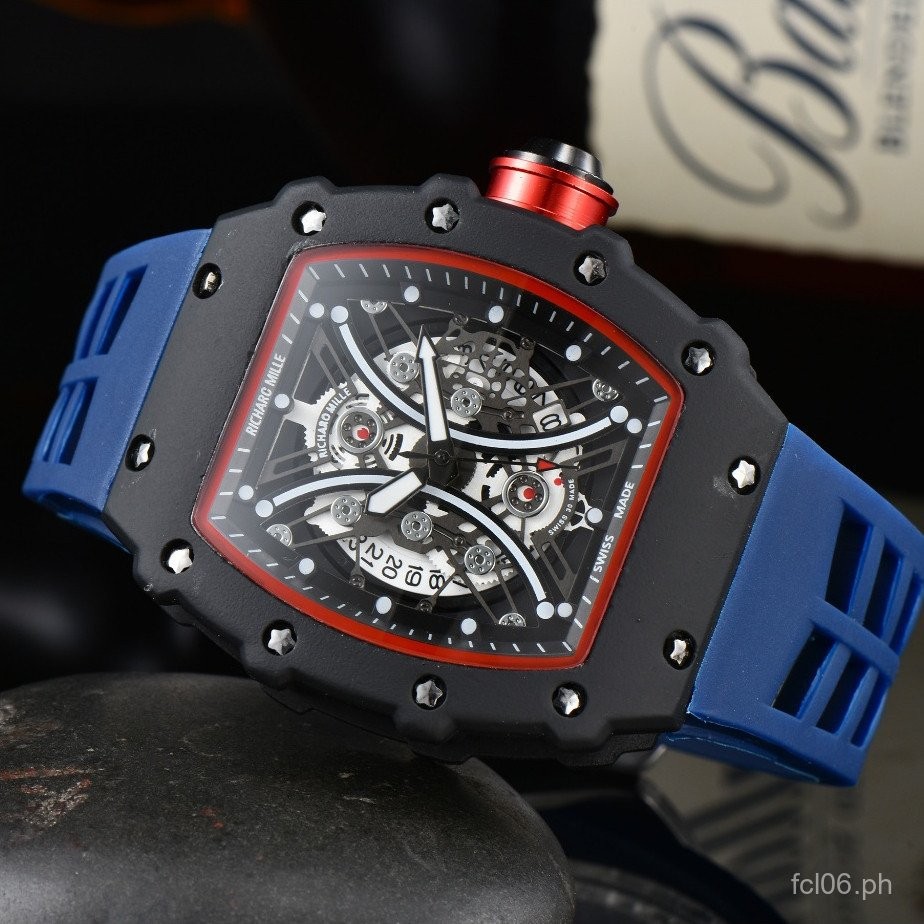 Richard Men's Quartz Movement Black Dial Fashion Trendy Casual Wrist ...