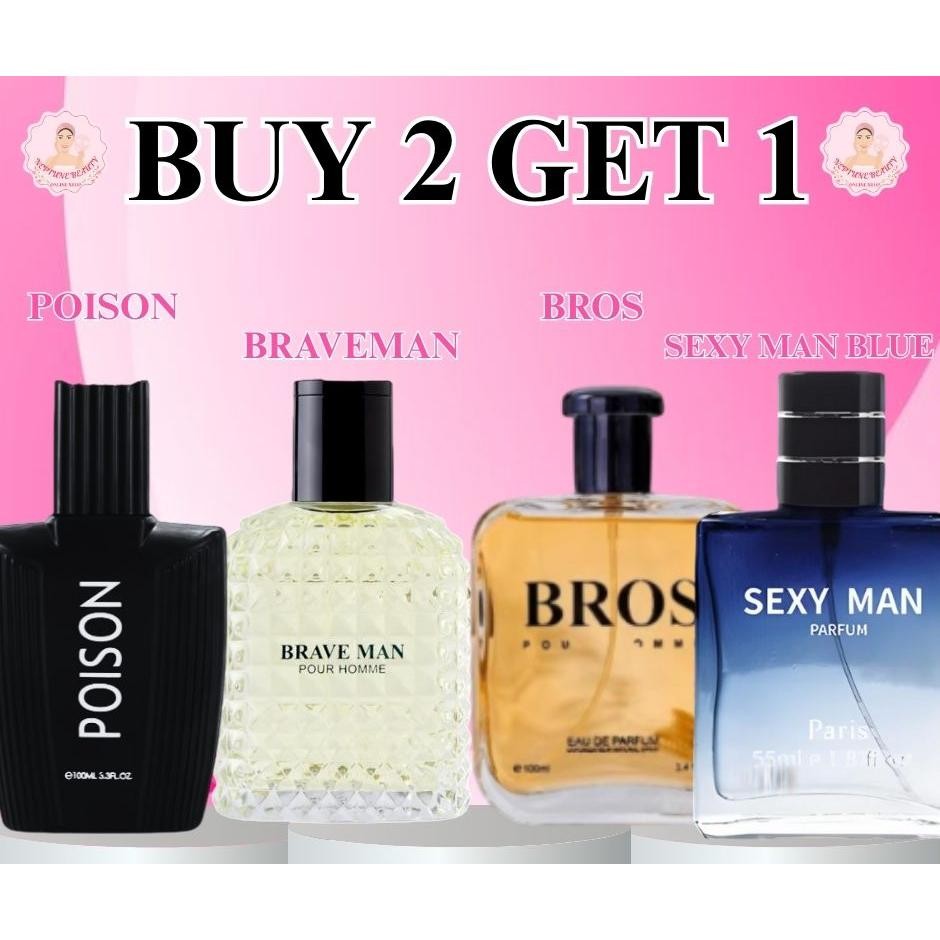 (BUY 1 GET 1) BRAVE MAN & BROS PERFUME – LONG-LASTING MEN'S COLOGNE ...