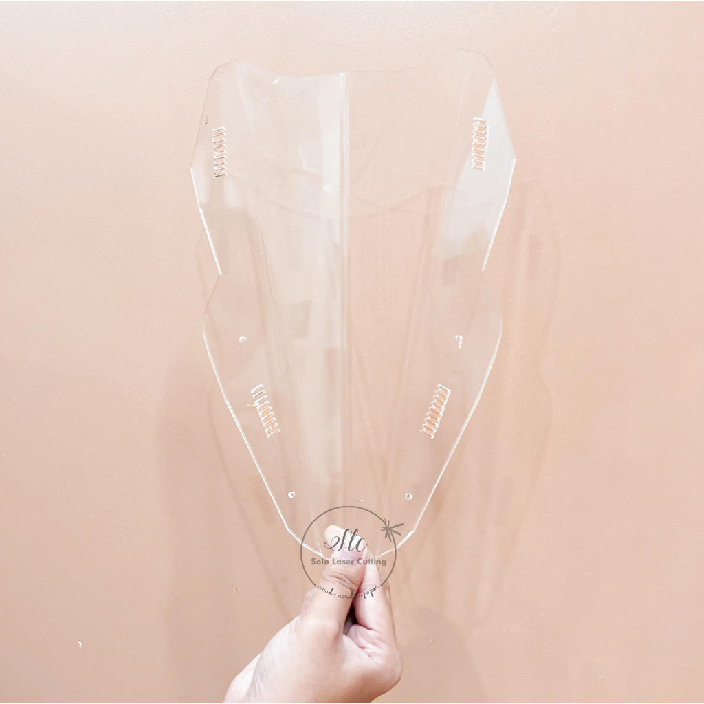 Universal Custom Acrylic Windshield Visor Model No. 6 Vario Mio CB150R ...