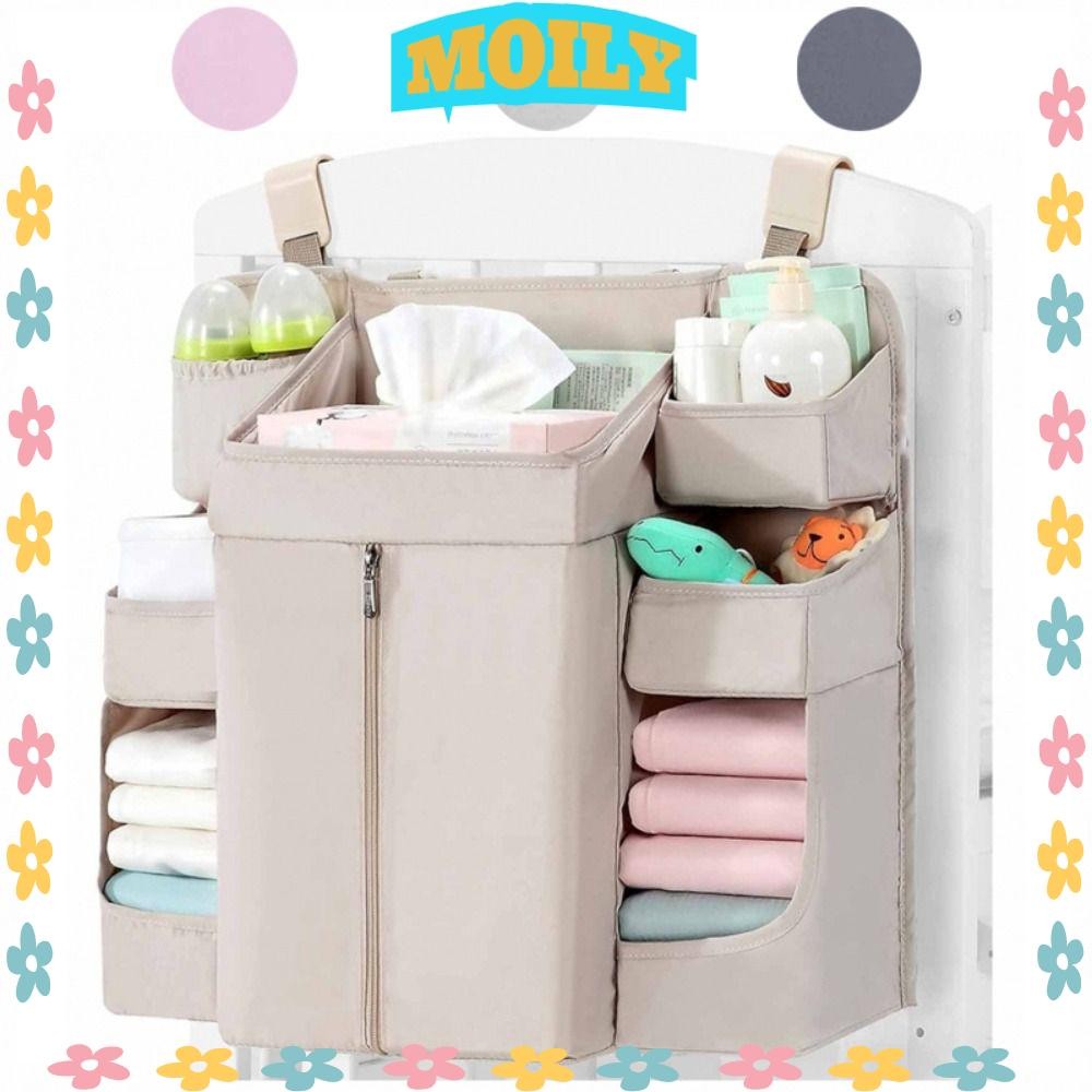 MOILYPH Diaper Organizer, BPA Free Polyester Hanging Diaper Container ...