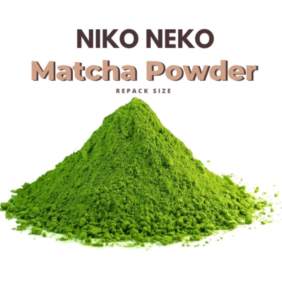 100g Niko Neko Yuri Matcha - Repack size baking matcha latte | Shopee ...