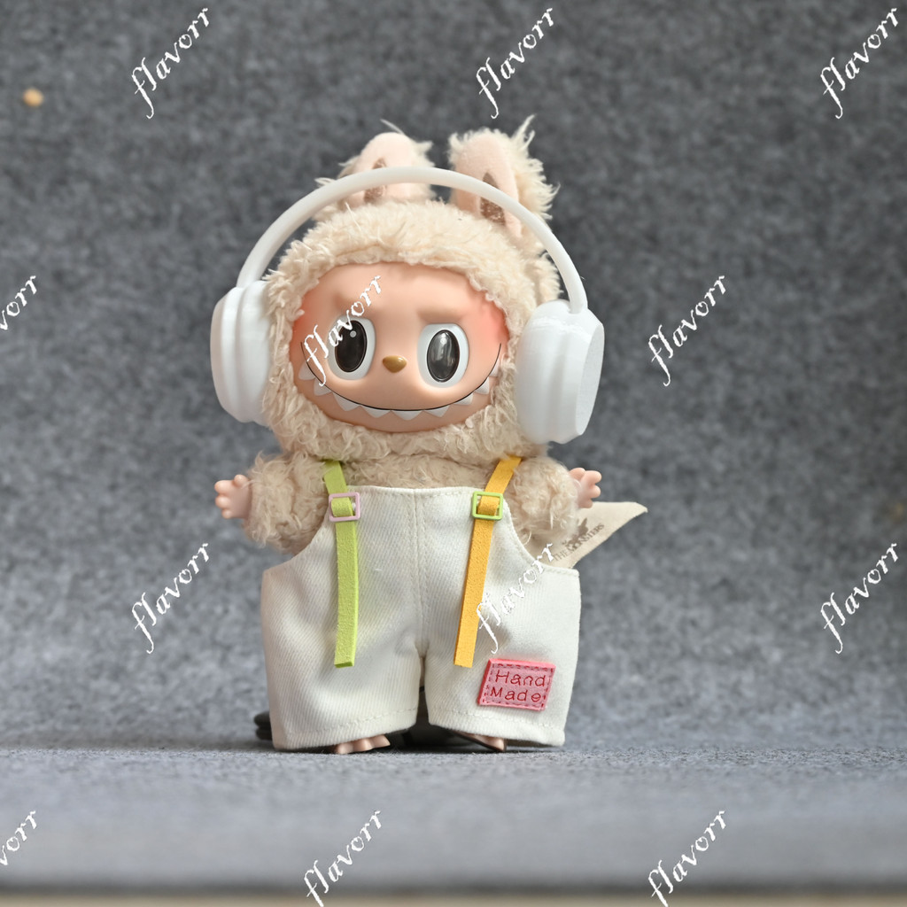 17cm Labubu V1&V2&V3Strap pants&headphones Set (Clothing Only) | Shopee ...
