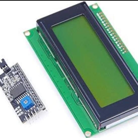 HIJAU LCD 2004 20x4 I2C GREEN display LCD 2004 i2c GREEN esp32 Uno r3 ...