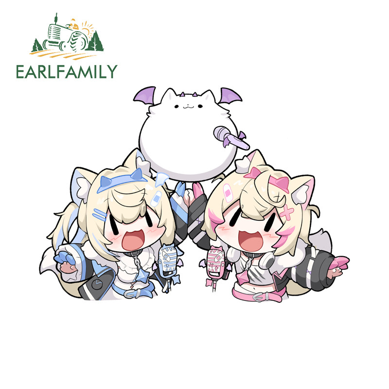EARLFAMILY Hololive Chibi Car Stickers Interesting Motorcycle ...