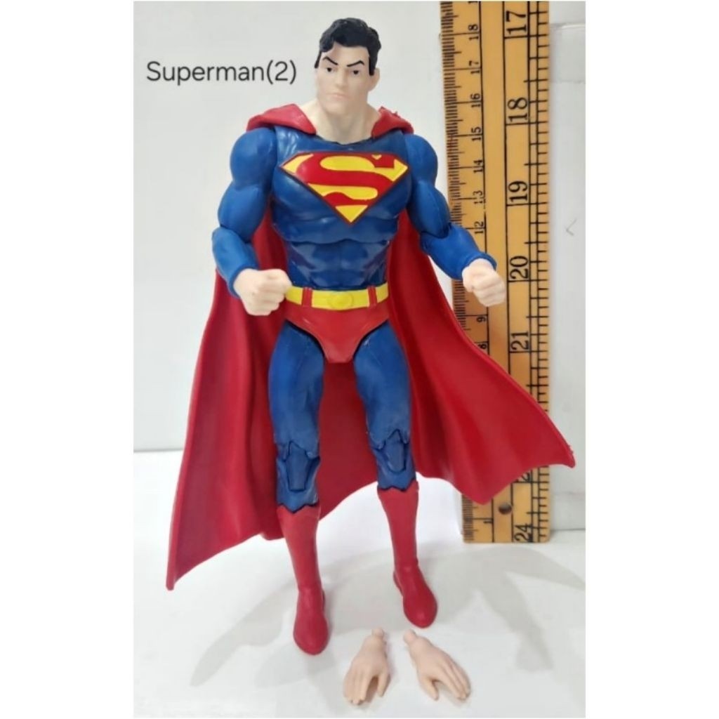 Superman Action Figure 18cm Articulation With Hand Replacement | Shopee ...