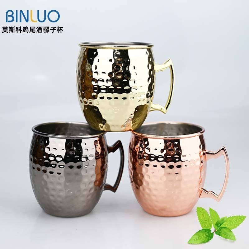 [Ready Stock Free Shipping] Hammer Point Copper Glass moscow mule ...