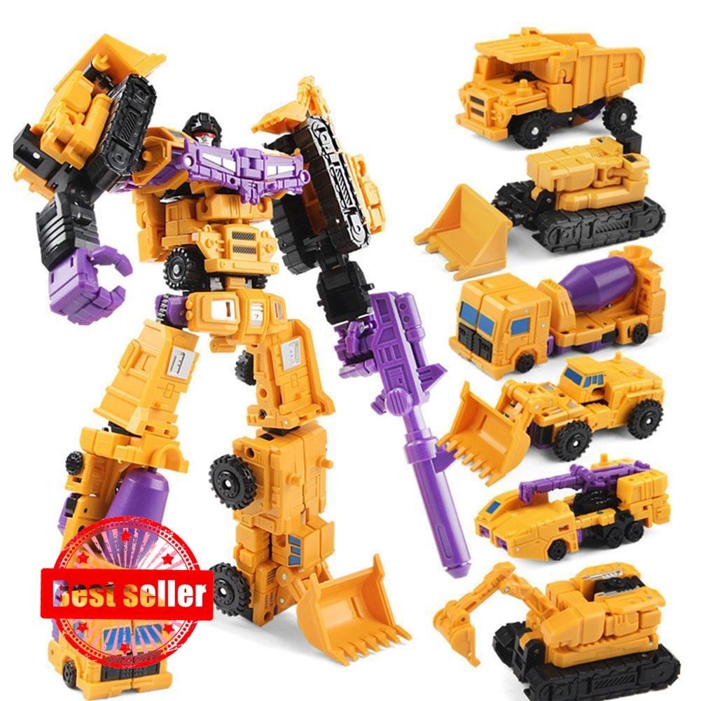 6 In 1 Nbk 42cm Devastator Toy Transformation Ko Robot Car Box Action ...