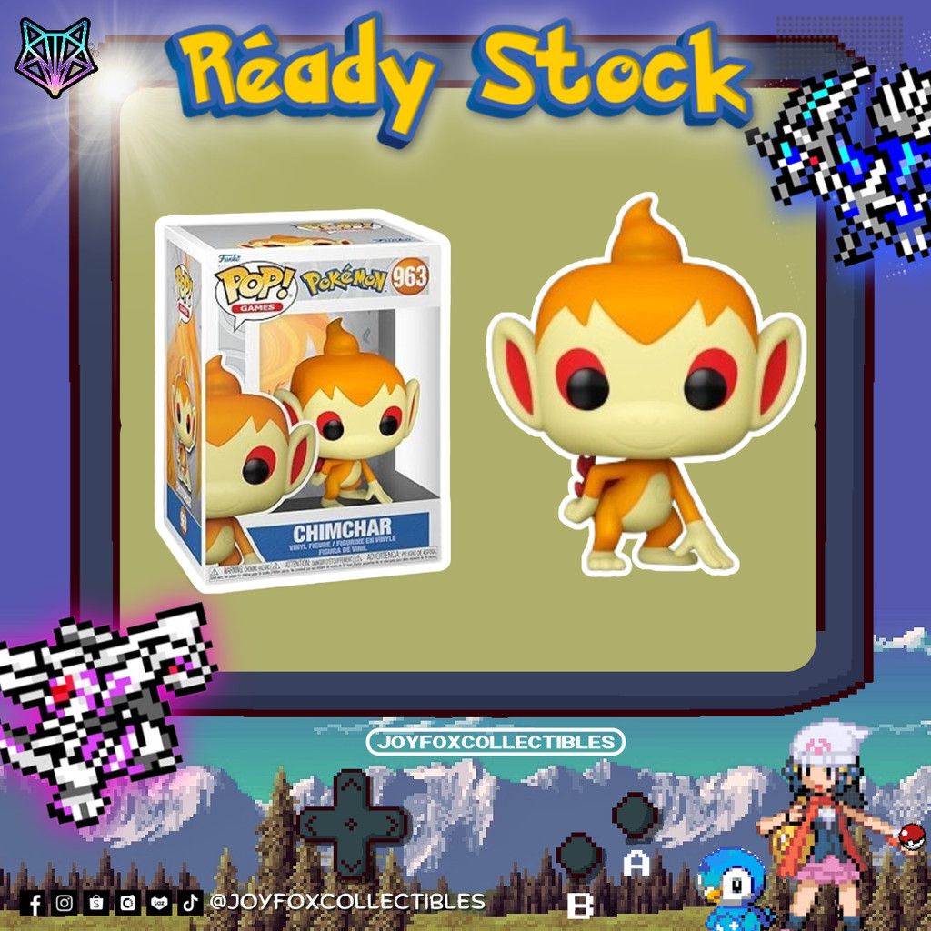 Funko Pop ! Games : Pokemon - ChimChar 963 神奇宝贝 小火焰猴 | Shopee Philippines