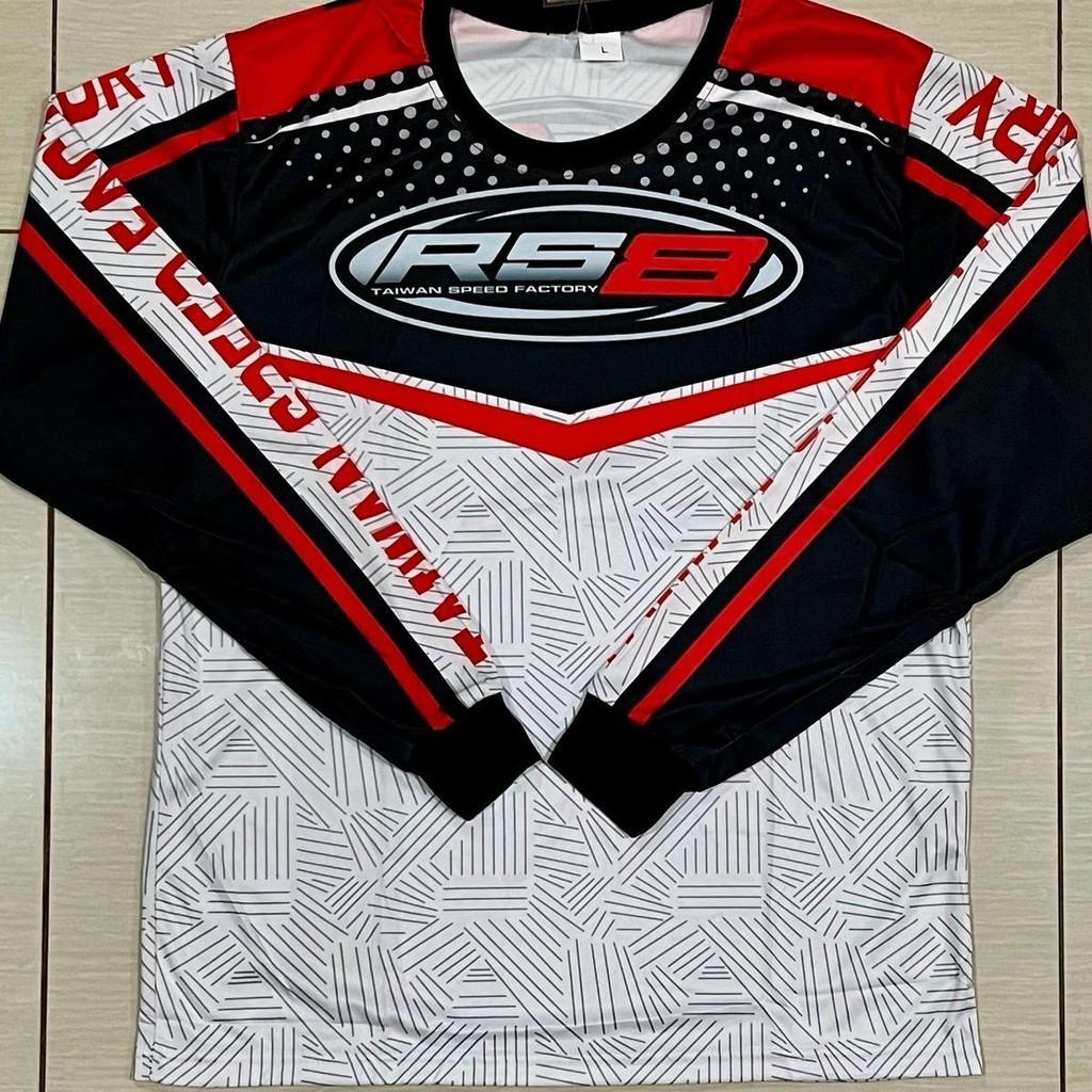 RS8 LONGSLEEVE MOTORCYCLE JERSEY IN FULL SUBLIMATION PRINT DRIFIT ...