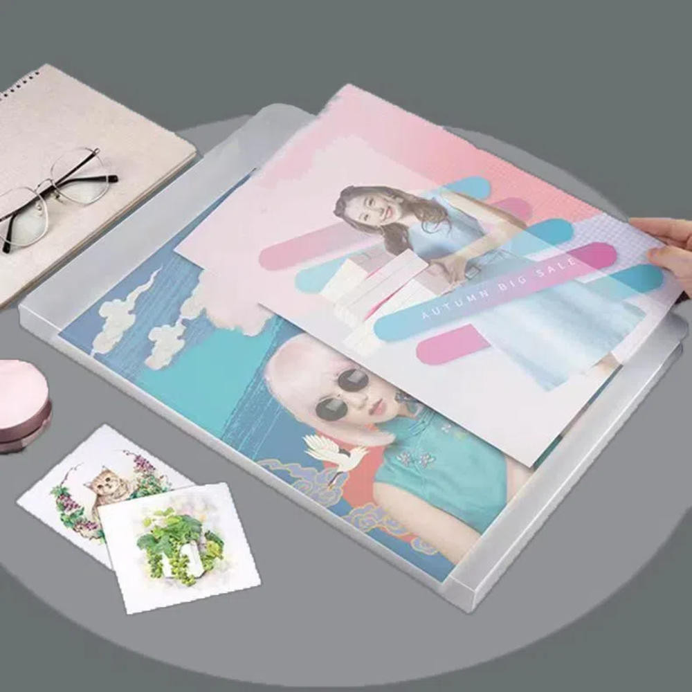 Plastic Art Portfolio, 4K/8K Art Portfolio with Handles,Waterproof ...