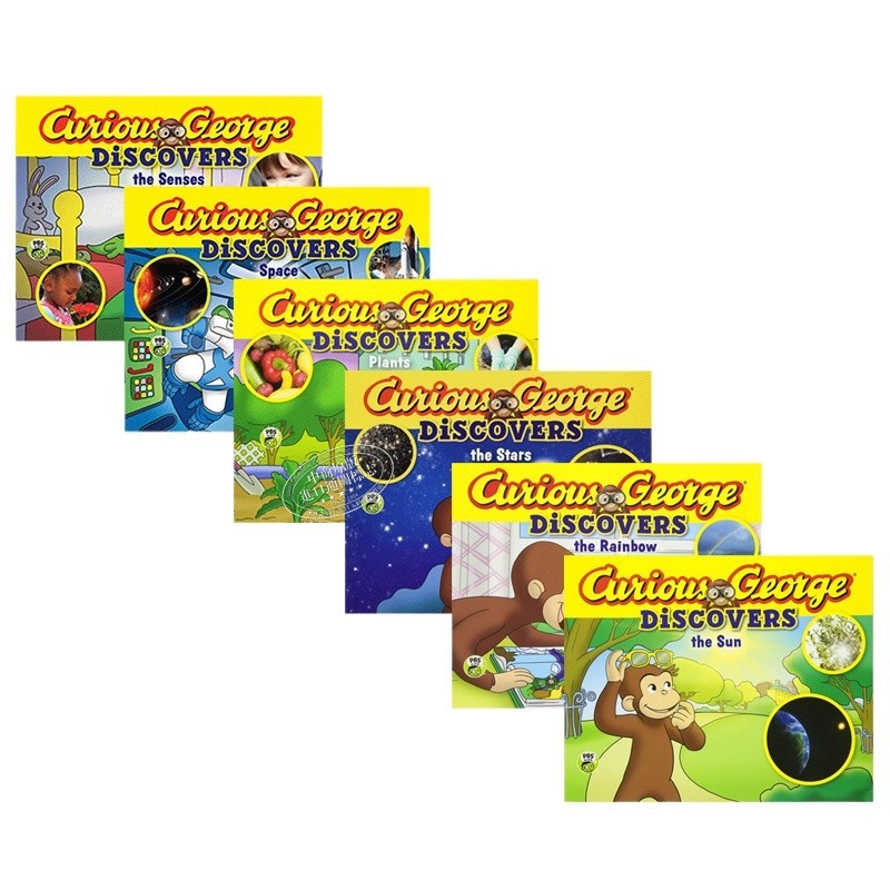 George Monkey Science Discovery Story Picture Book 6 English Original ...